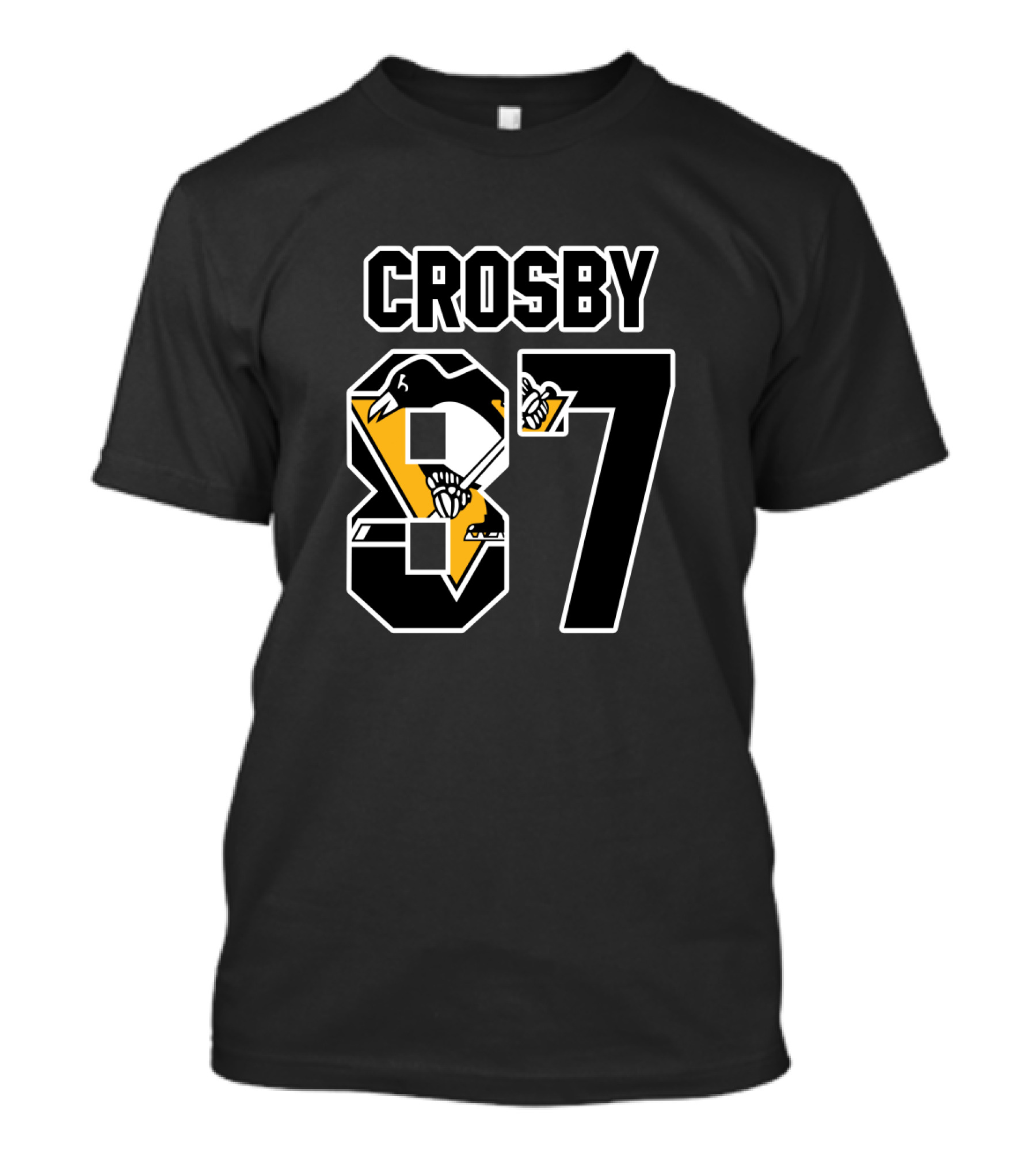 Pittsburgh Penguins Sidney Crosby Number 87 NHL Player T-Shirt