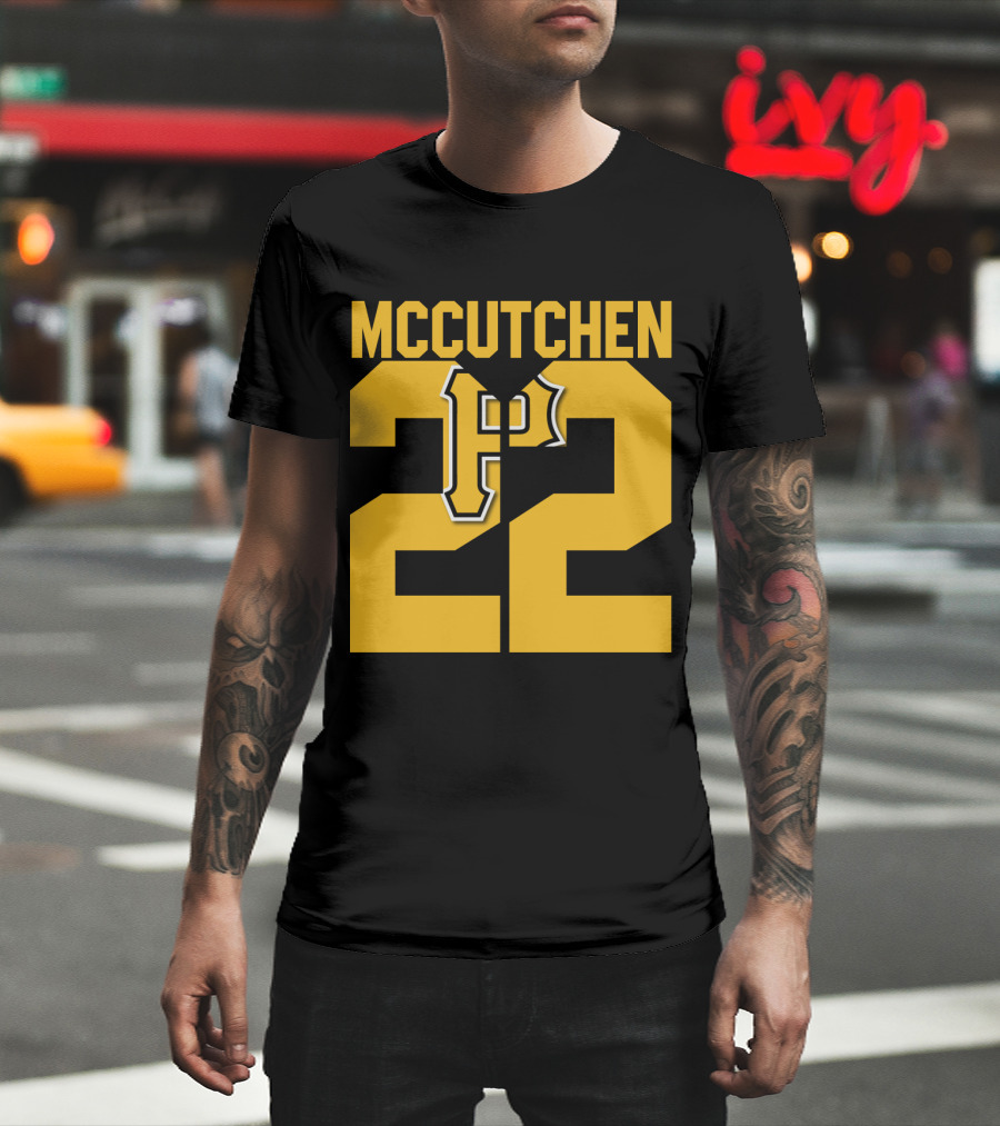 Pittsburgh Pirates Andrew McCutchen 22 Jersey Team Spirit T-Shirt