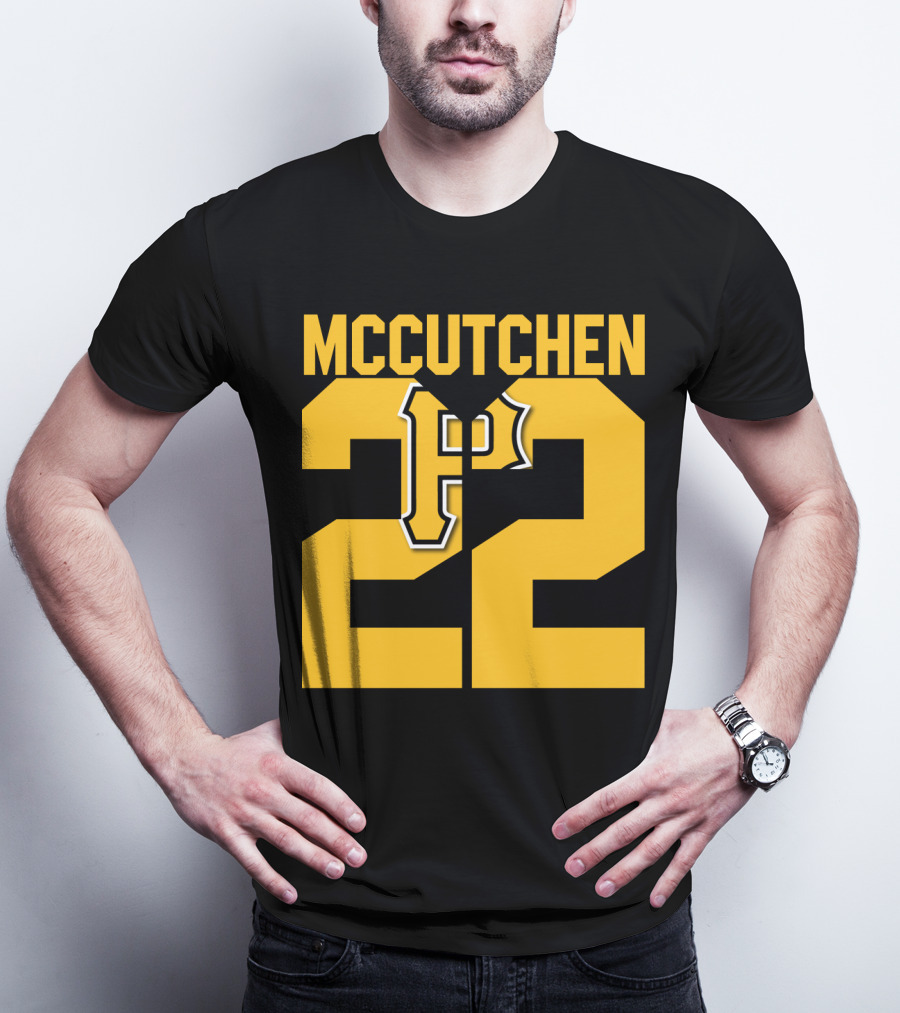 Pittsburgh Pirates Andrew McCutchen 22 Jersey Team Spirit T-Shirt