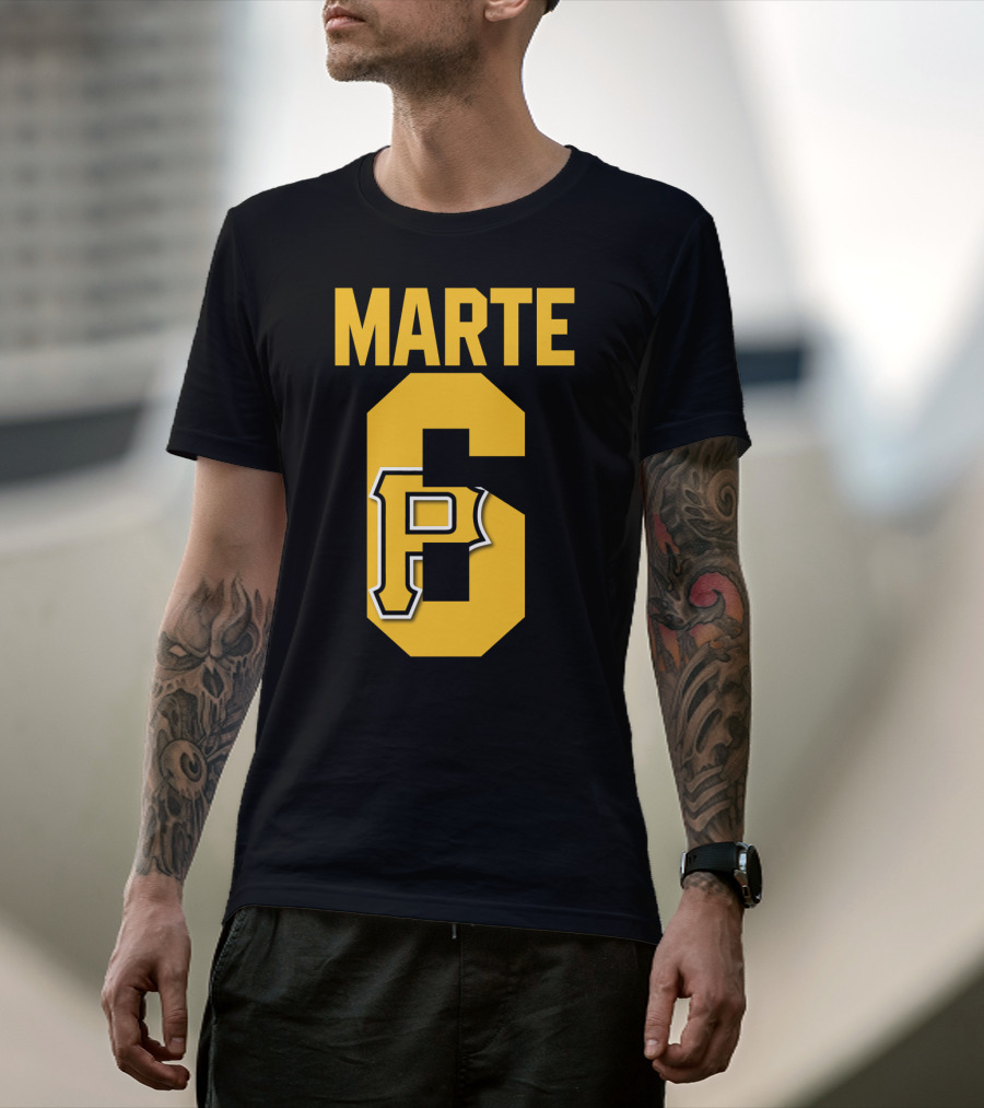 Pittsburgh Pirates Marte Number 6 P T-Shirt