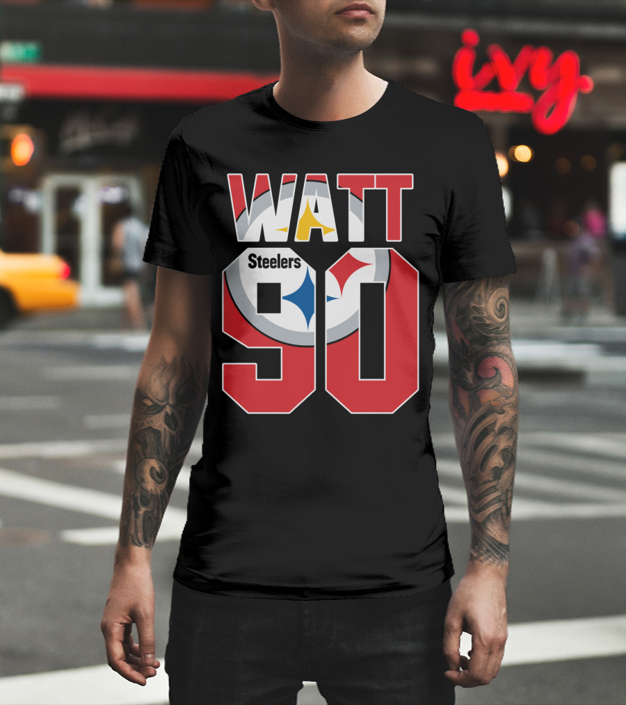 Watt 90 Steelers Pittsburgh T.j. Game Jersey T-Shirt
