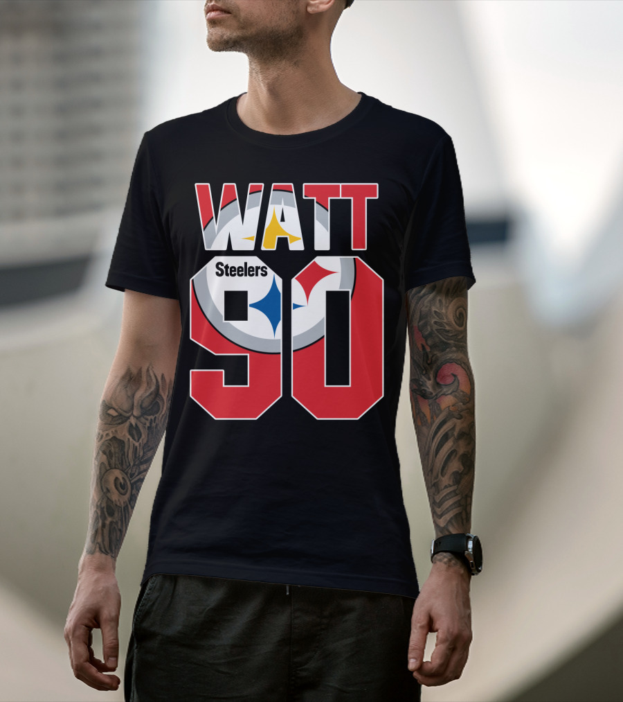 Watt 90 Steelers Pittsburgh T.j. Game Jersey T-Shirt