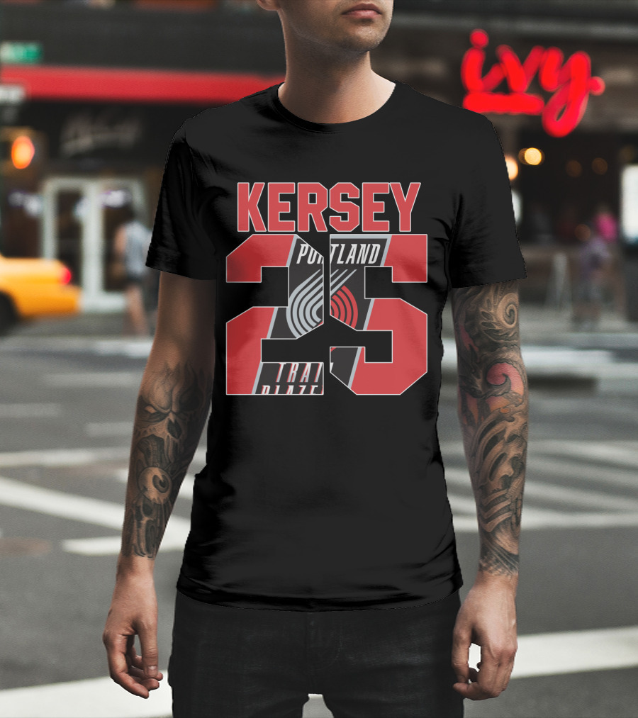 Portland Trail Blazers Kersey 25 Nba Jersey T-Shirt