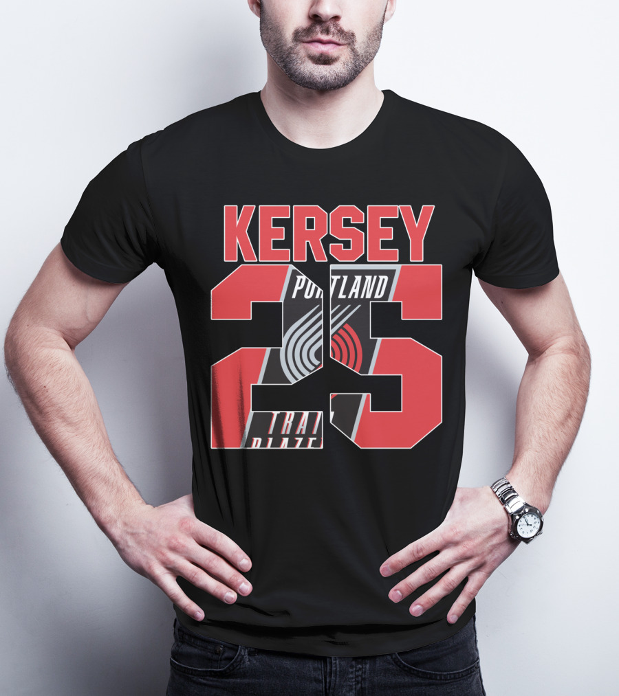 Portland Trail Blazers Kersey 25 Nba Jersey T-Shirt