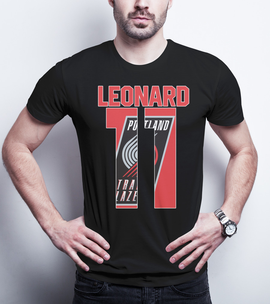 Leonard 11 Portland Trail Blazers Nba T-Shirt