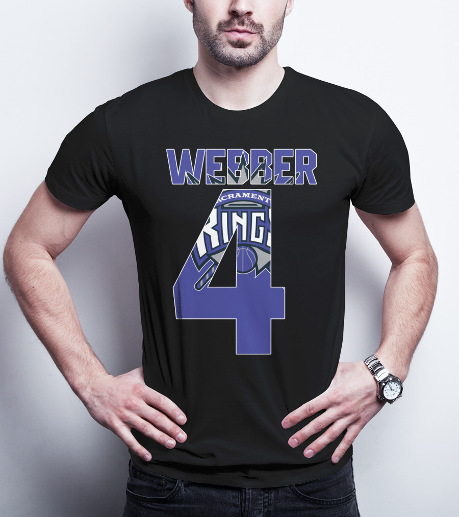 Sacramento Kings Chris Webber 4 Nba T-Shirt