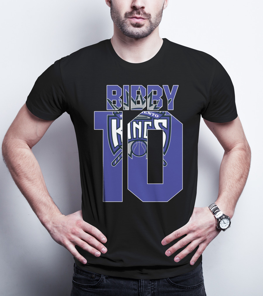 Sacramento Kings Mike Bibby 10 Nba Basketball Fan T-Shirt