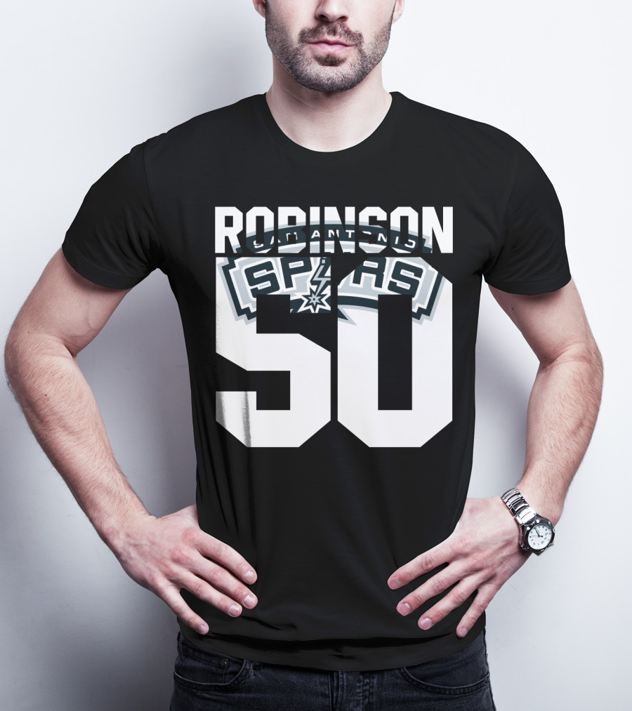 David Robinson 50 San Antonio Spurs Nba T-Shirt