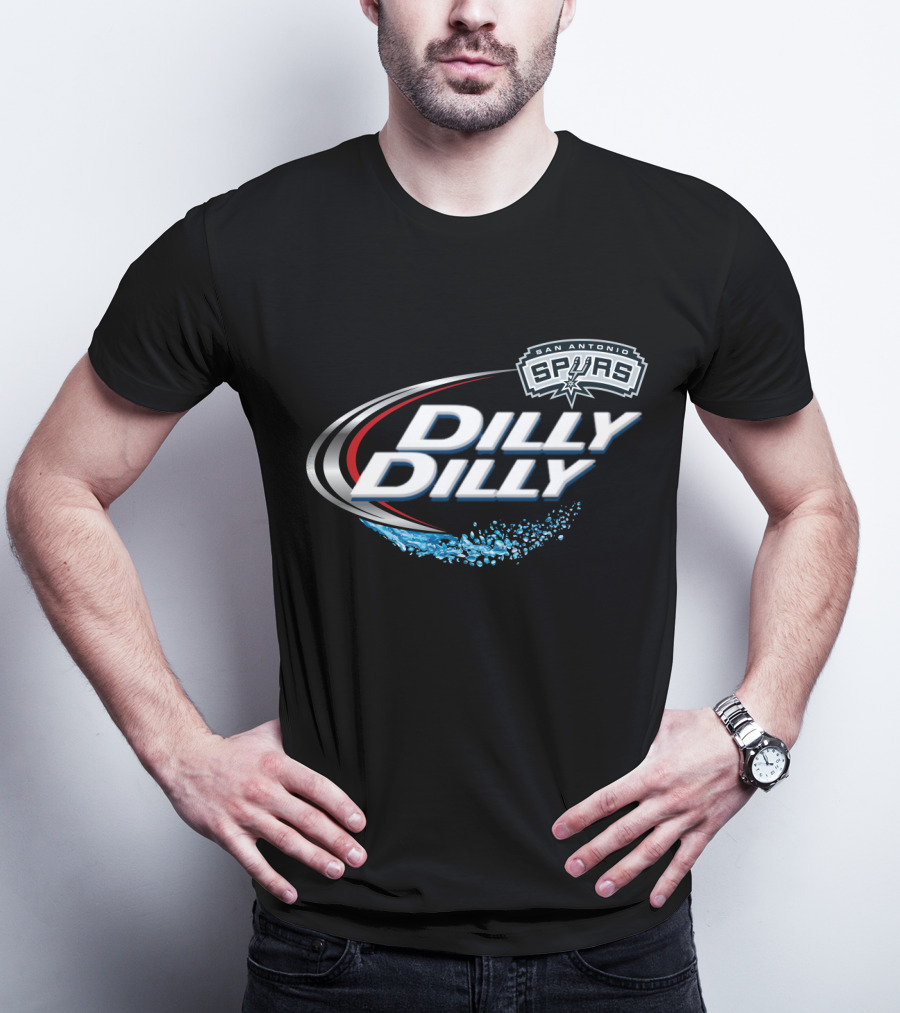San Antonio Spurs Dilly Dilly Fans Logo And Splash T-Shirt