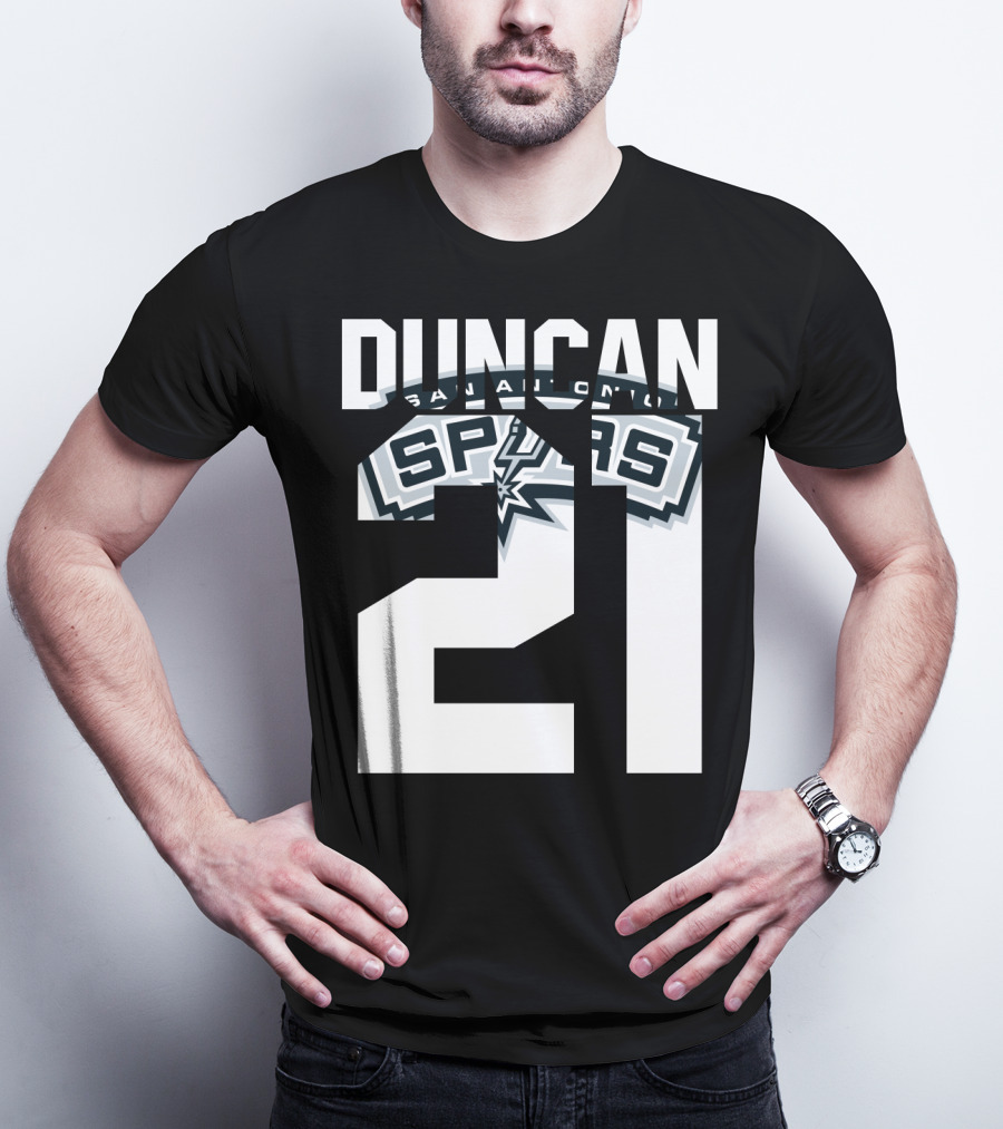 San Antonio Spurs Duncan 21 Nba T-Shirt