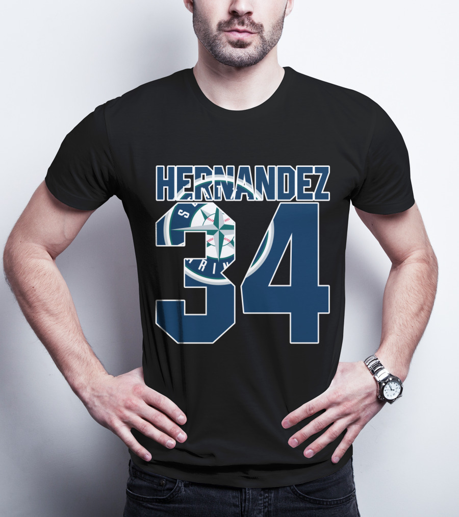 Seattle Mariners Hernandez 34 T-Shirt