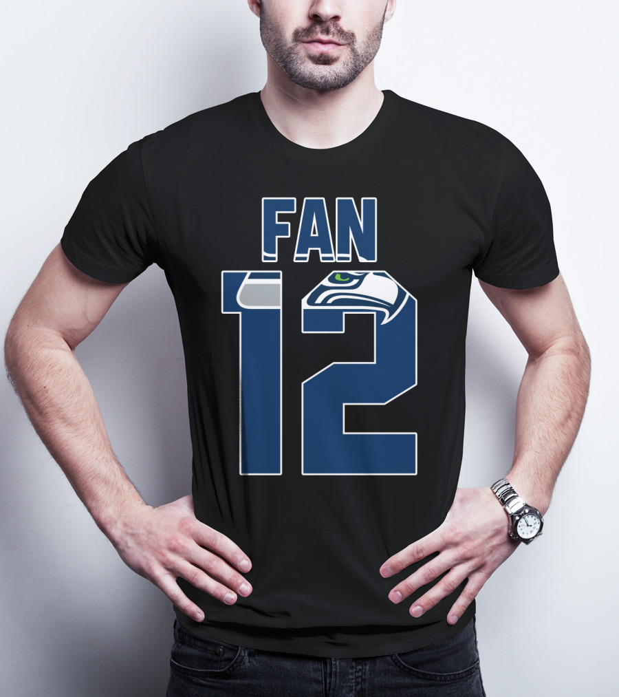 Seattle Seahawks Fan 12 Jersey T-Shirt