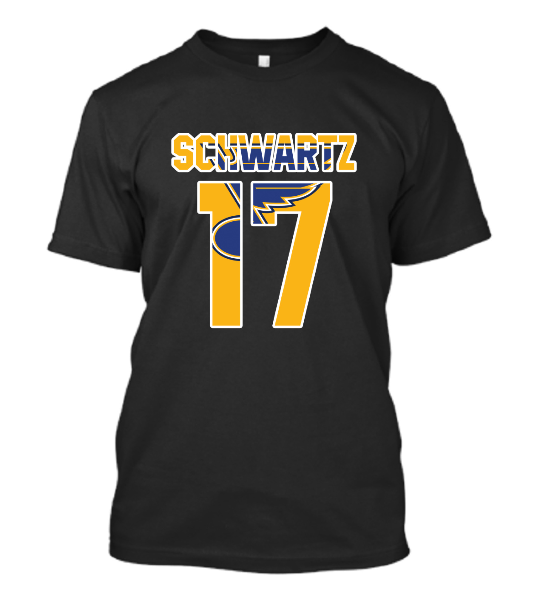 Schwartz 17 St Louis Blues NHL Hockey Jersey Number And Name T-Shirt