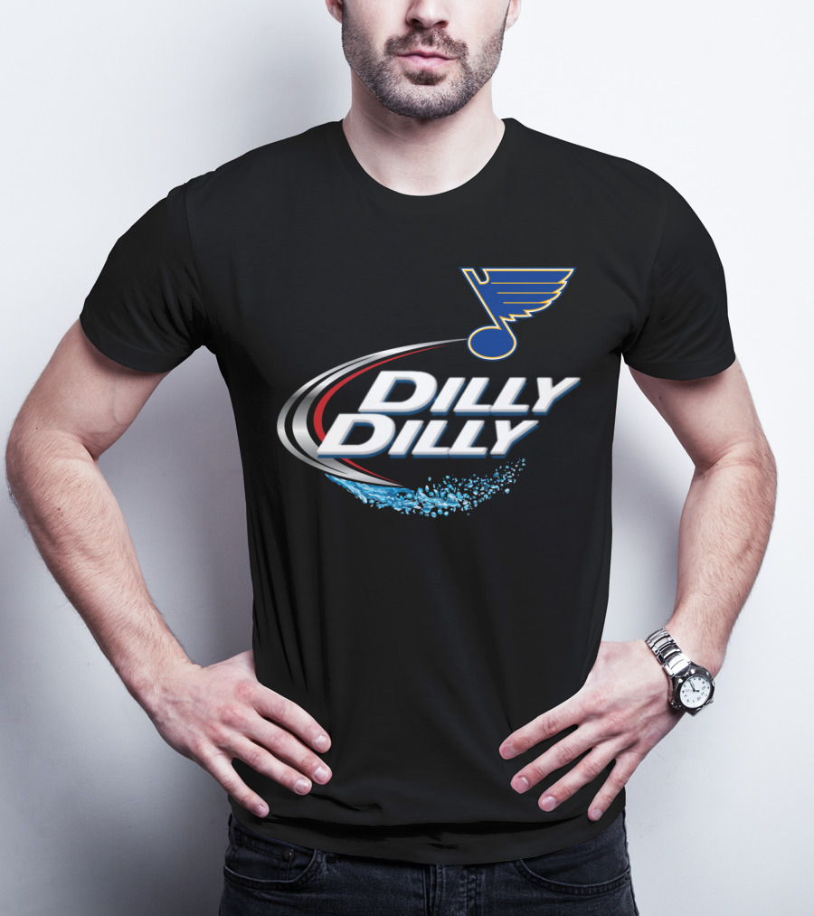 St. Louis Blues Dilly Dilly NHL Fan Logo Hockey T-Shirt