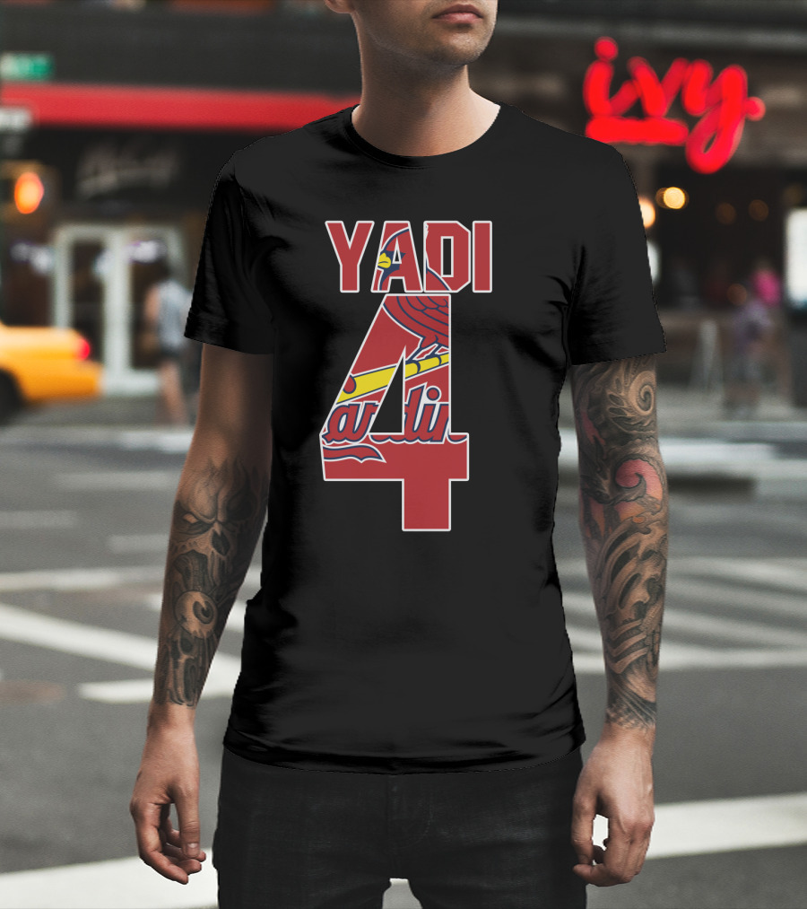 St. Louis Cardinals Yadier Molina Yadi 4 Jersey T-Shirt