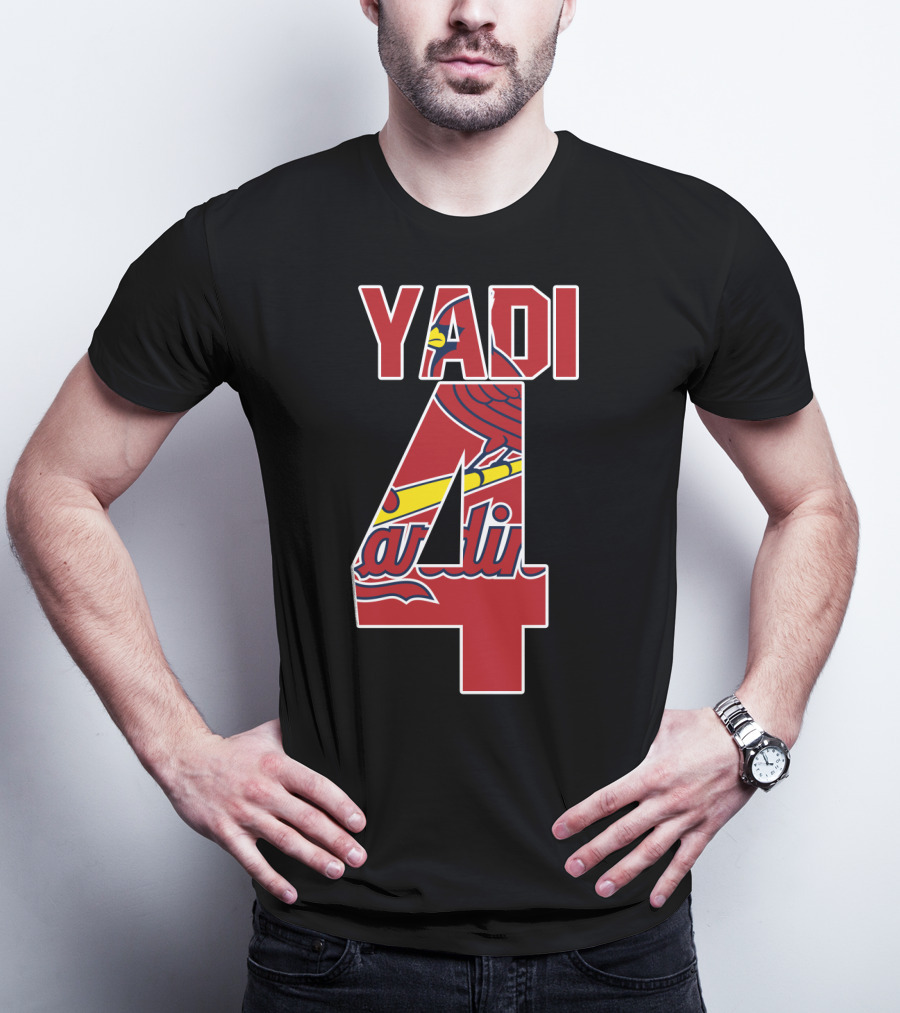 St. Louis Cardinals Yadier Molina Yadi 4 Jersey T-Shirt