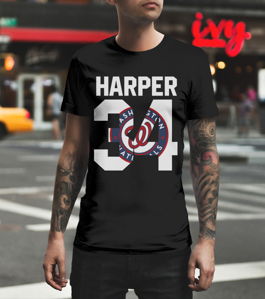 Harper 34 Washington Nationals T-Shirt