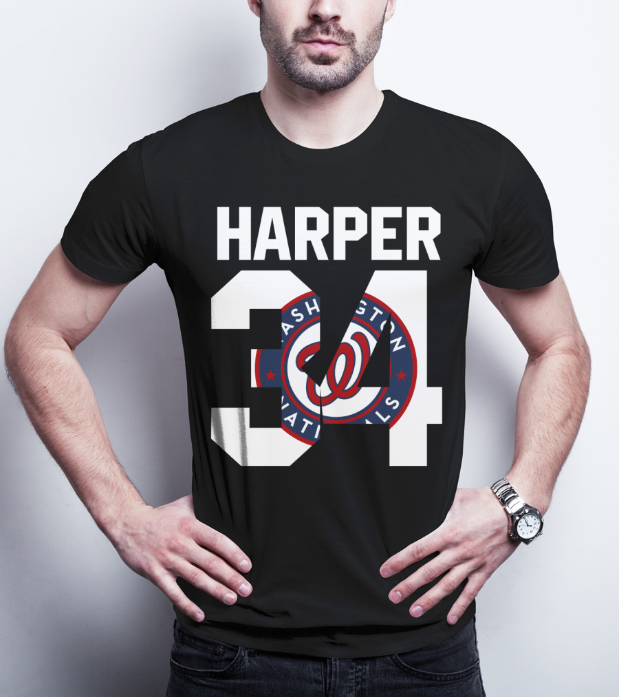 Harper 34 Washington Nationals T-Shirt