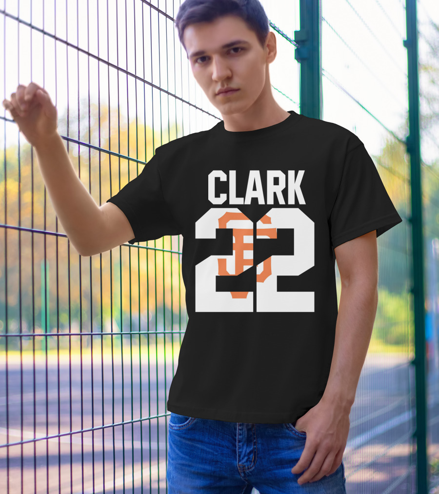 Clark 22 San Francisco Giants 1989 T-Shirt