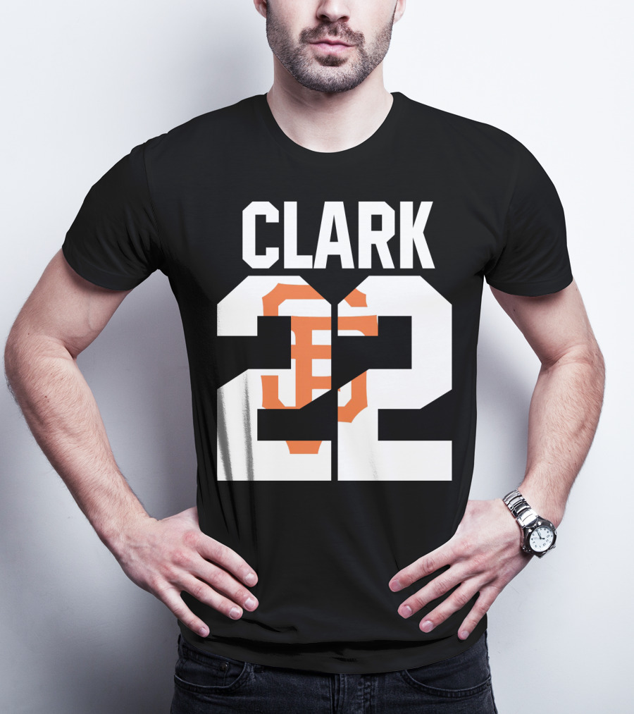Clark 22 San Francisco Giants 1989 T-Shirt