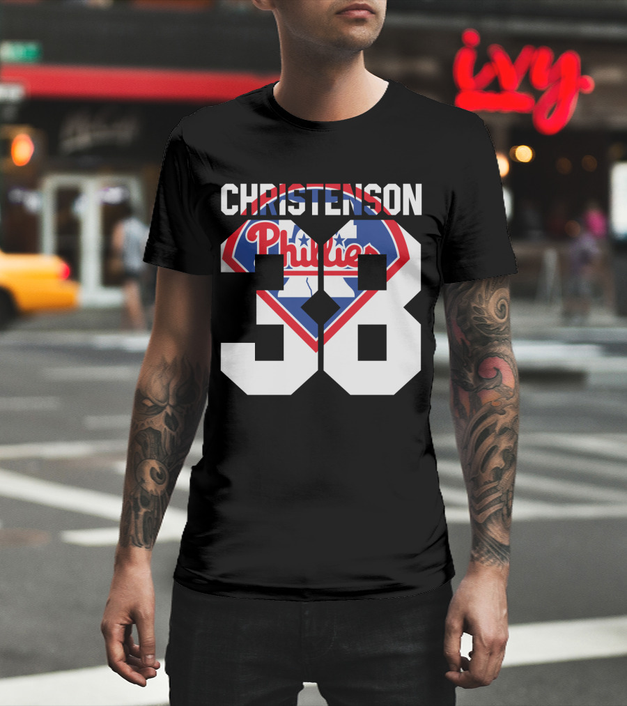 Christenson 38 Philadelphia Phillies 1981 Baseball T-Shirt