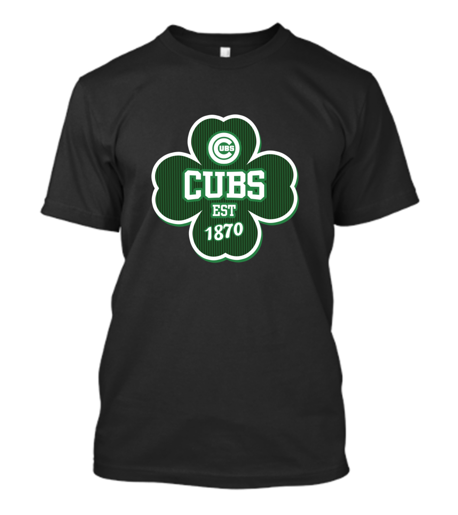 Chicago Cubs Est 1870 Green Shamrock St Patrick's Day T-Shirt