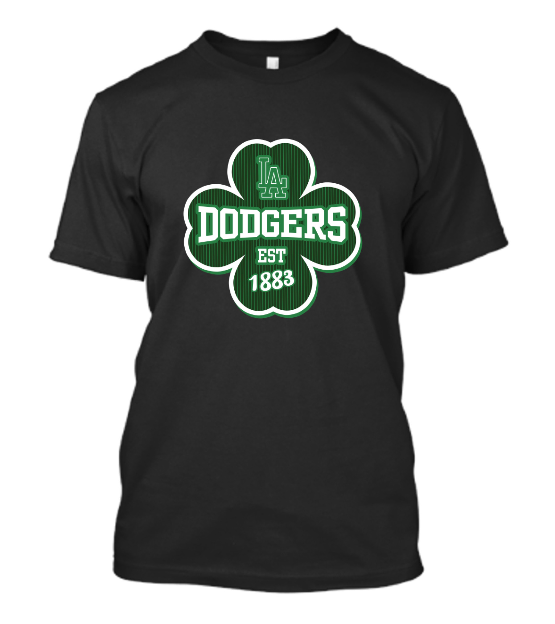 Los Angeles Dodgers Shamrock EST 1883 St Patrick's Day T-Shirt