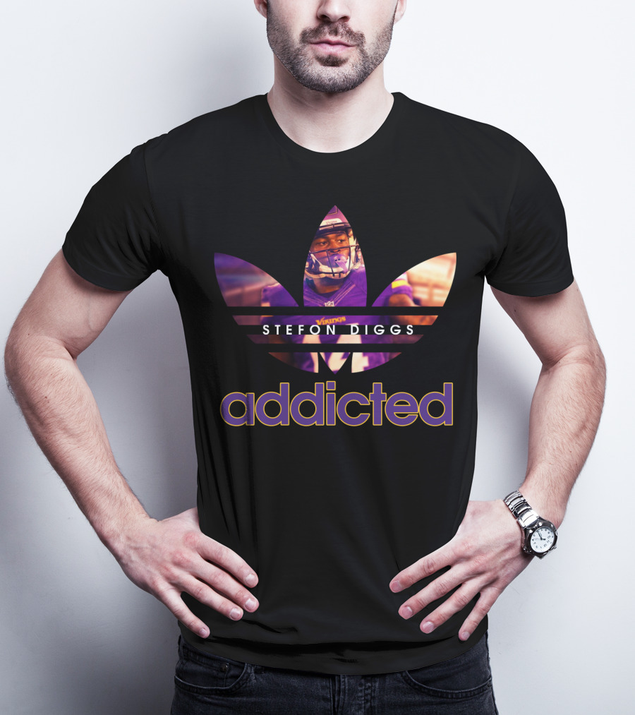 Stefon Diggs Minnesota Vikings Addicted Nfl T-Shirt