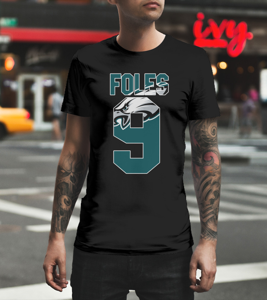 Philadelphia Eagles Nick Foles 9 Eagle T-Shirt