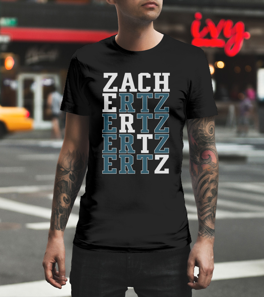 Philadelphia Eagles Zach Ertz Ertz Ertz Ertz Fan T-Shirt