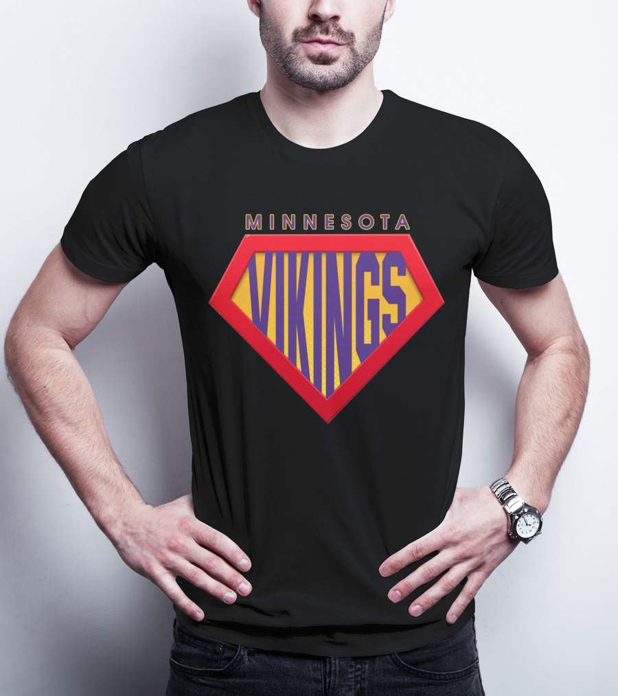 Minnesota Vikings Super Emblem Fan Gear T-Shirt