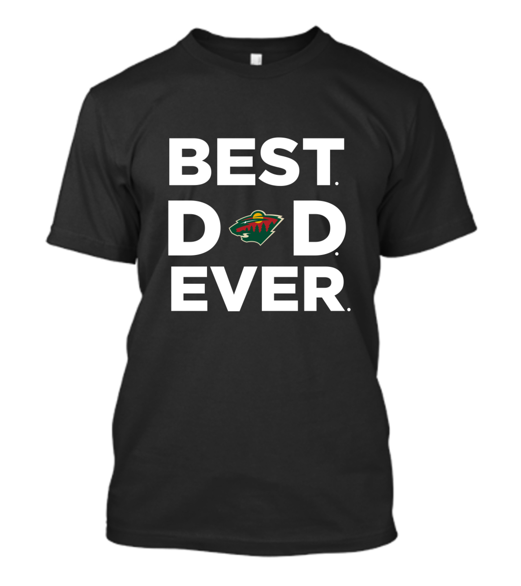 Best Minnesota Wild Dad Ever Vintage Minnesota Wild Nhl Team T-Shirt