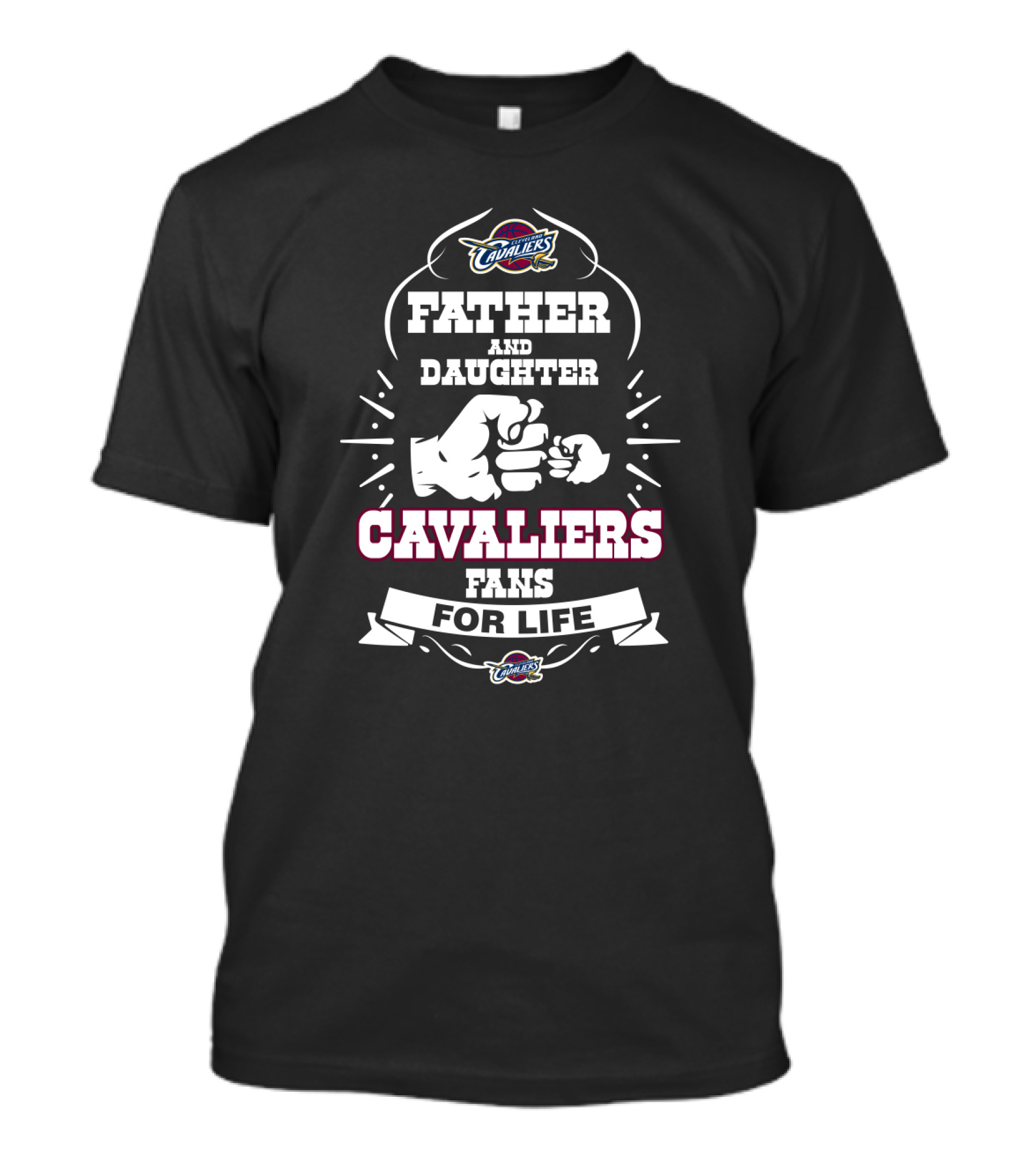 Father And Daughter Cavaliers Fans For Life Cleveland Cavaliers T-Shirt