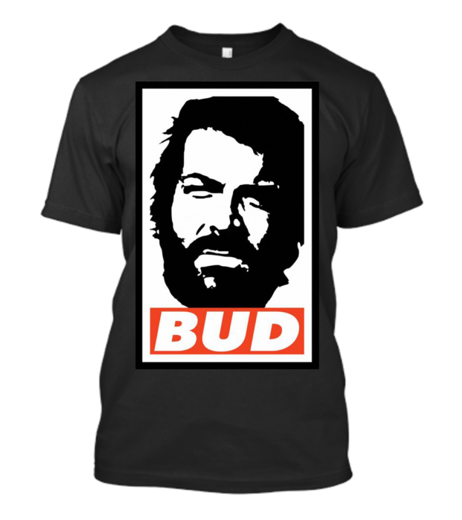 Bud Spencer Tribute Graphic Blockface T-Shirt