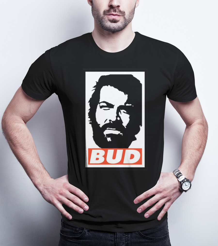 Bud Spencer Tribute Graphic Blockface T-Shirt