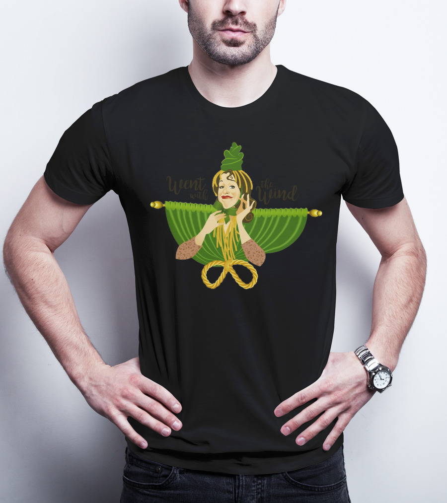 Went With The Wind Carol Burnett As Miss Starlett Iconic Scene Image T-Shirt