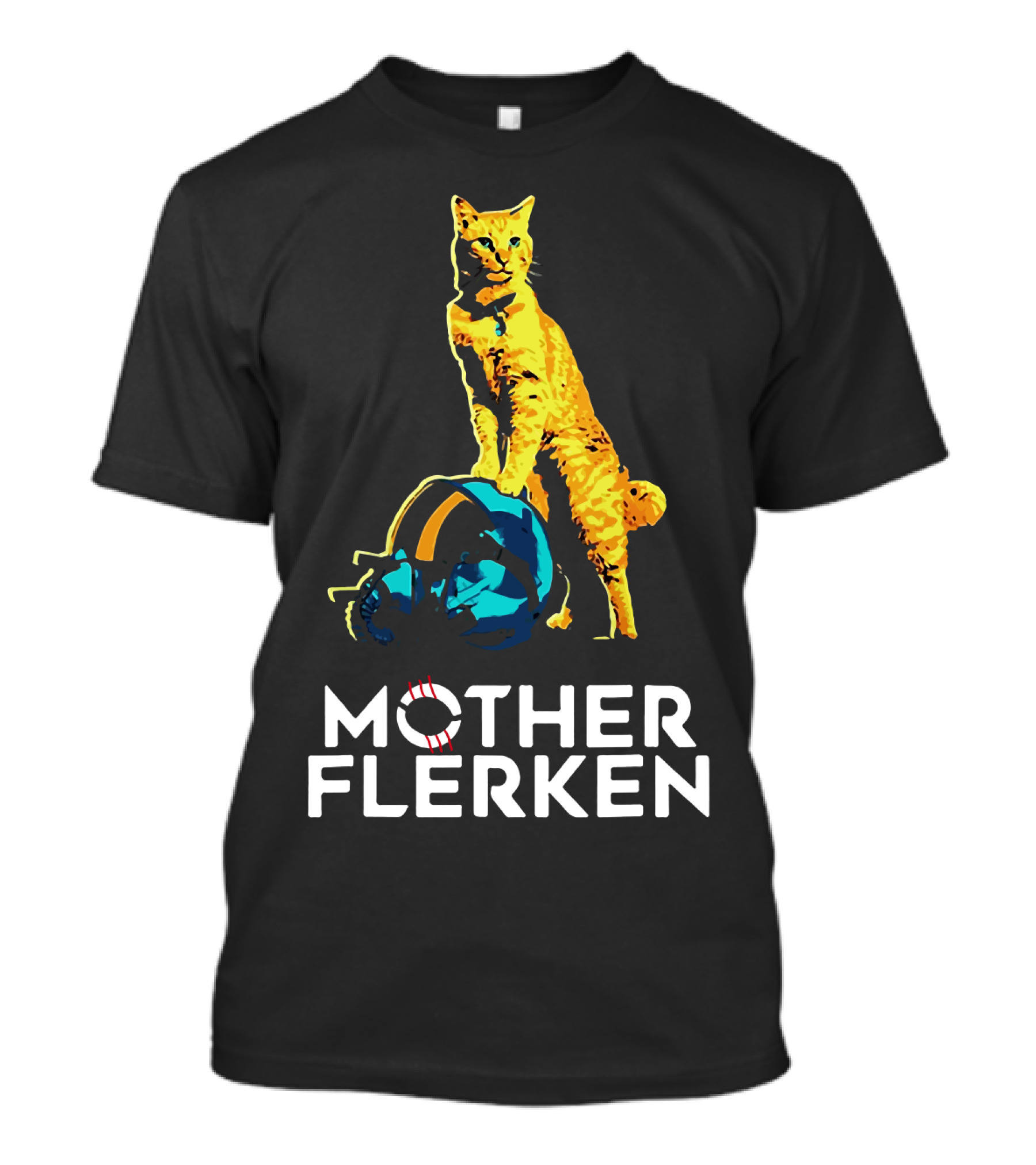 Mother Flerken Cat With Goose Helmet Marvel Fan T-Shirt