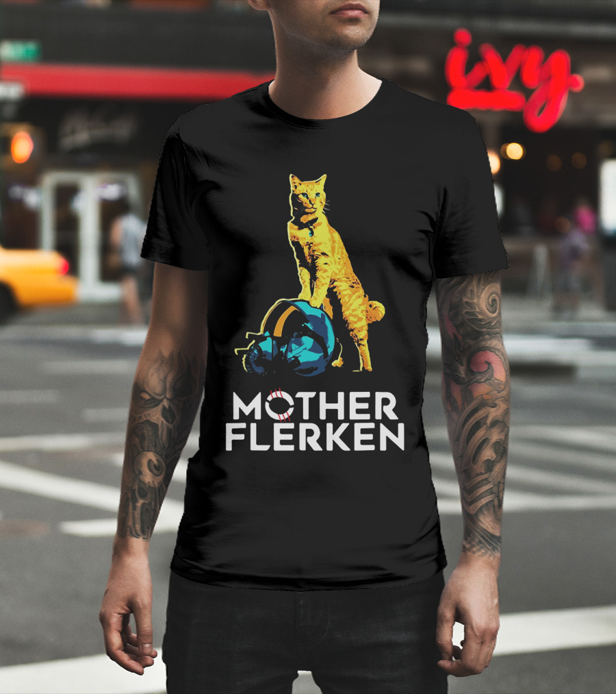 Mother Flerken Cat With Goose Helmet Marvel Fan T-Shirt