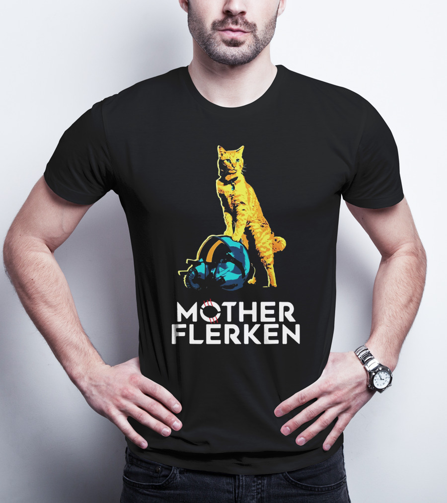Mother Flerken Cat With Goose Helmet Marvel Fan T-Shirt