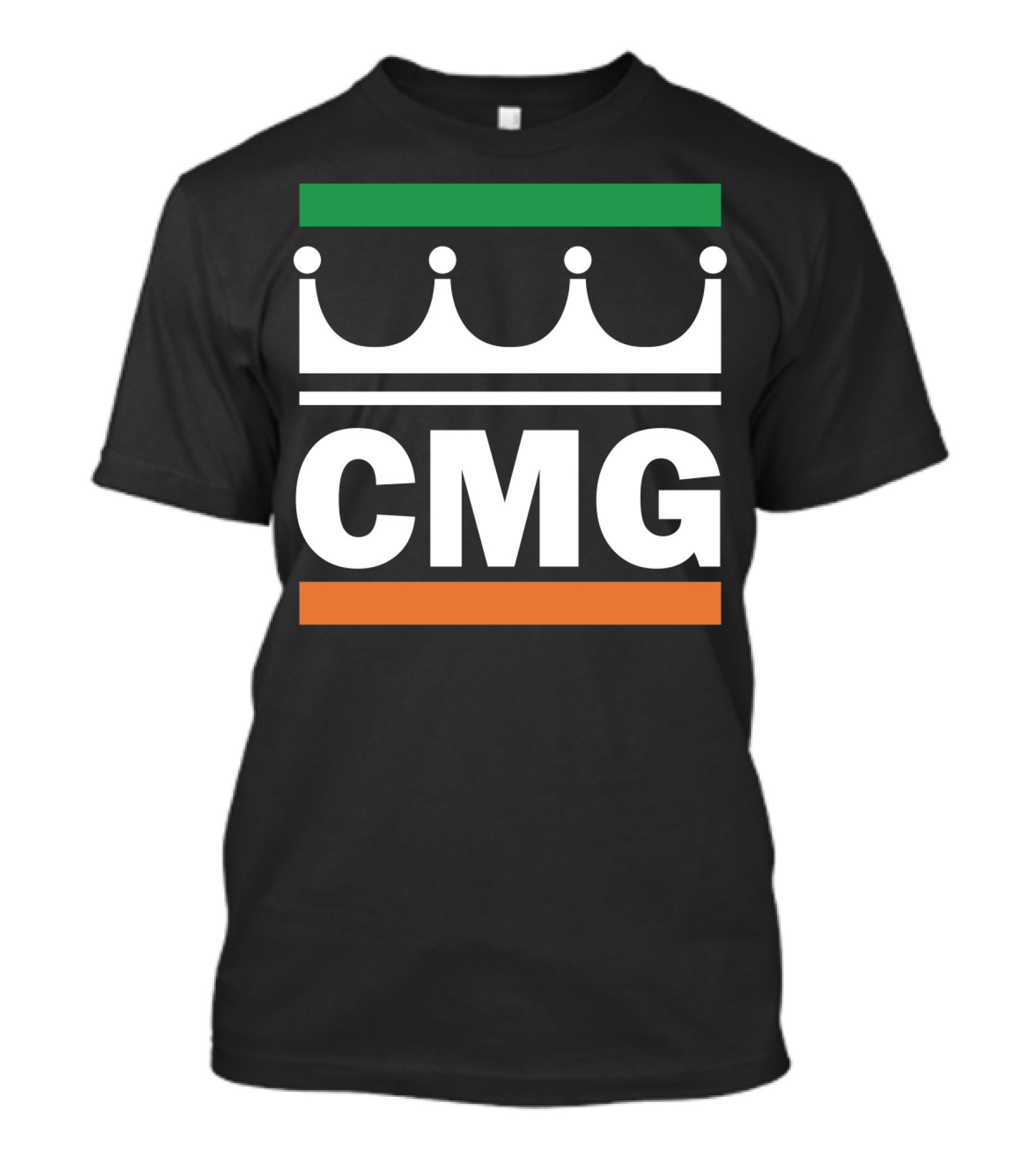 CMG Logo Irish Flag Colors Crown Symbol Conor McGregor GMG T-Shirt