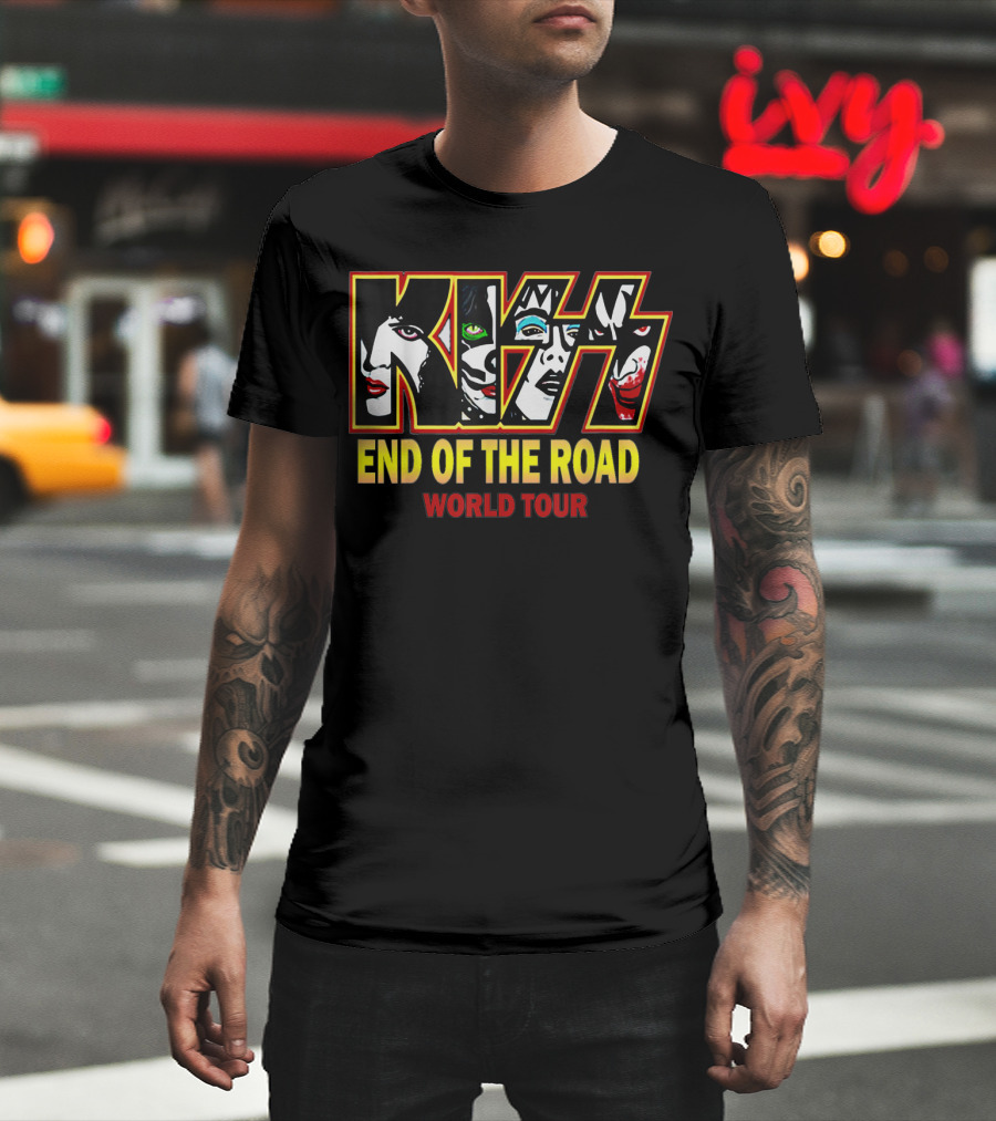 Kiss End Of The Road World Tour 2019 T-Shirt