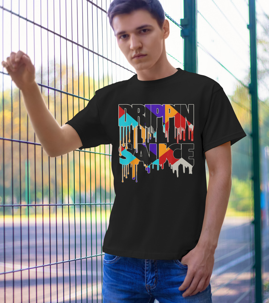 Jordan 9 Drippin Sauce Dream It Do It Bold Multicolor Drip T-Shirt