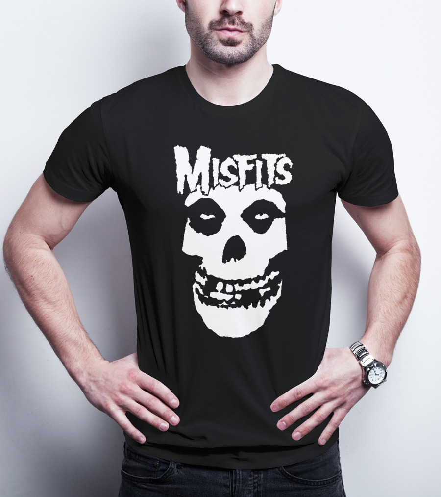 Misfits Fiend Skull Iconic Punk Rock Band T-Shirt