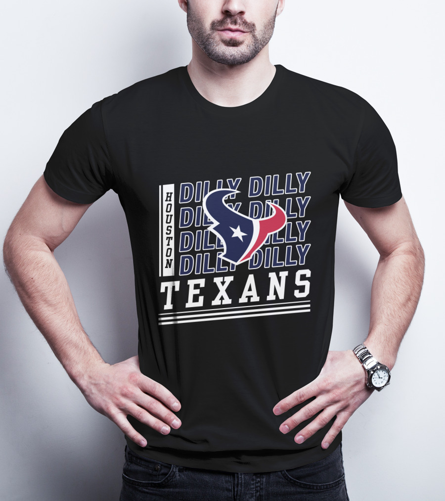 Houston Texans Dilly Dilly Bud Light Fans Football T-Shirt