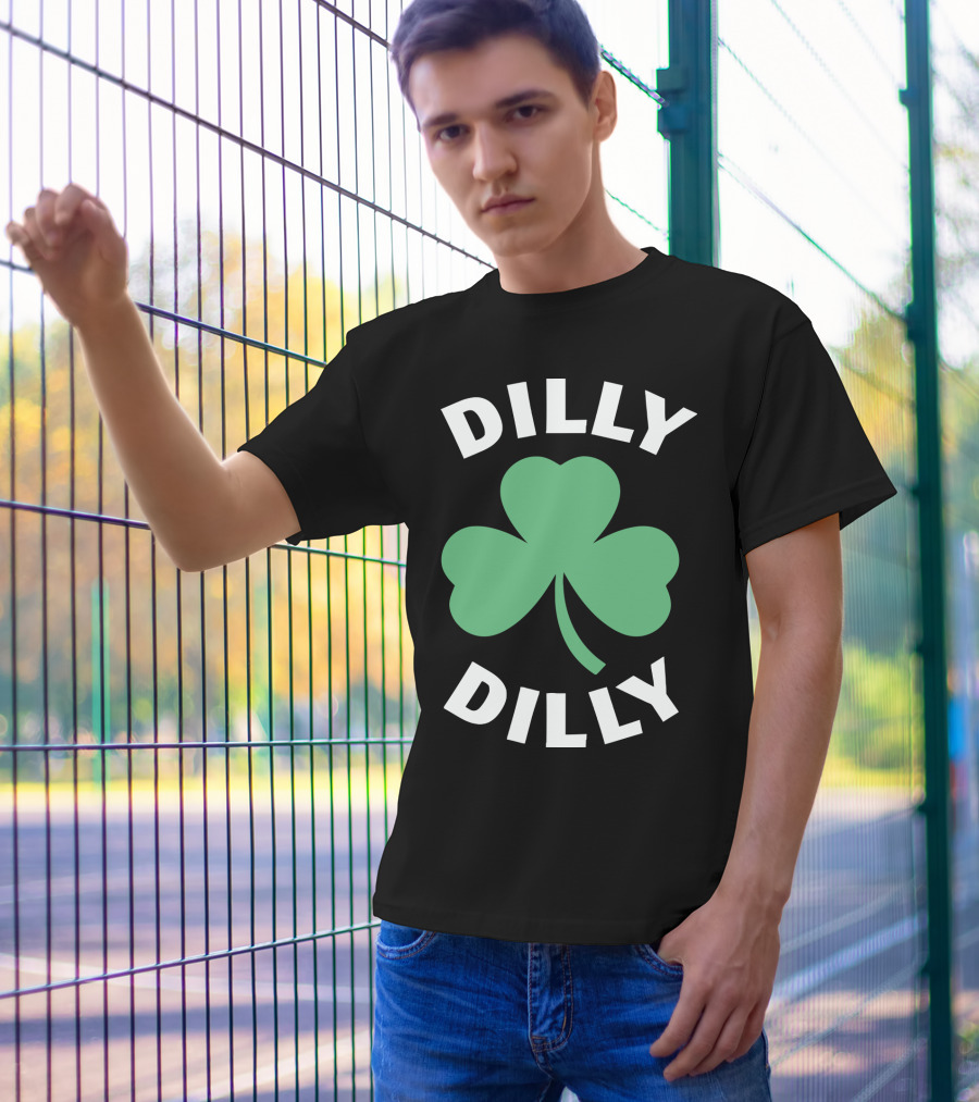 Dilly Dilly Shamrock Clover St Patrick's Day Festive Luck T-Shirt