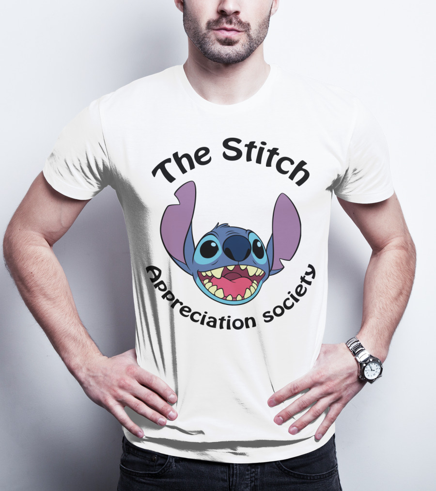 The Stitch Appreciation Society Lilo And Stitch Fandom Club Emblem T-Shirt