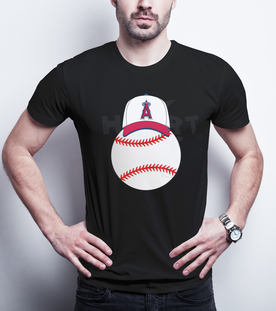 Los Angeles Angels Mickey Mouse Baseball Cap T-Shirt