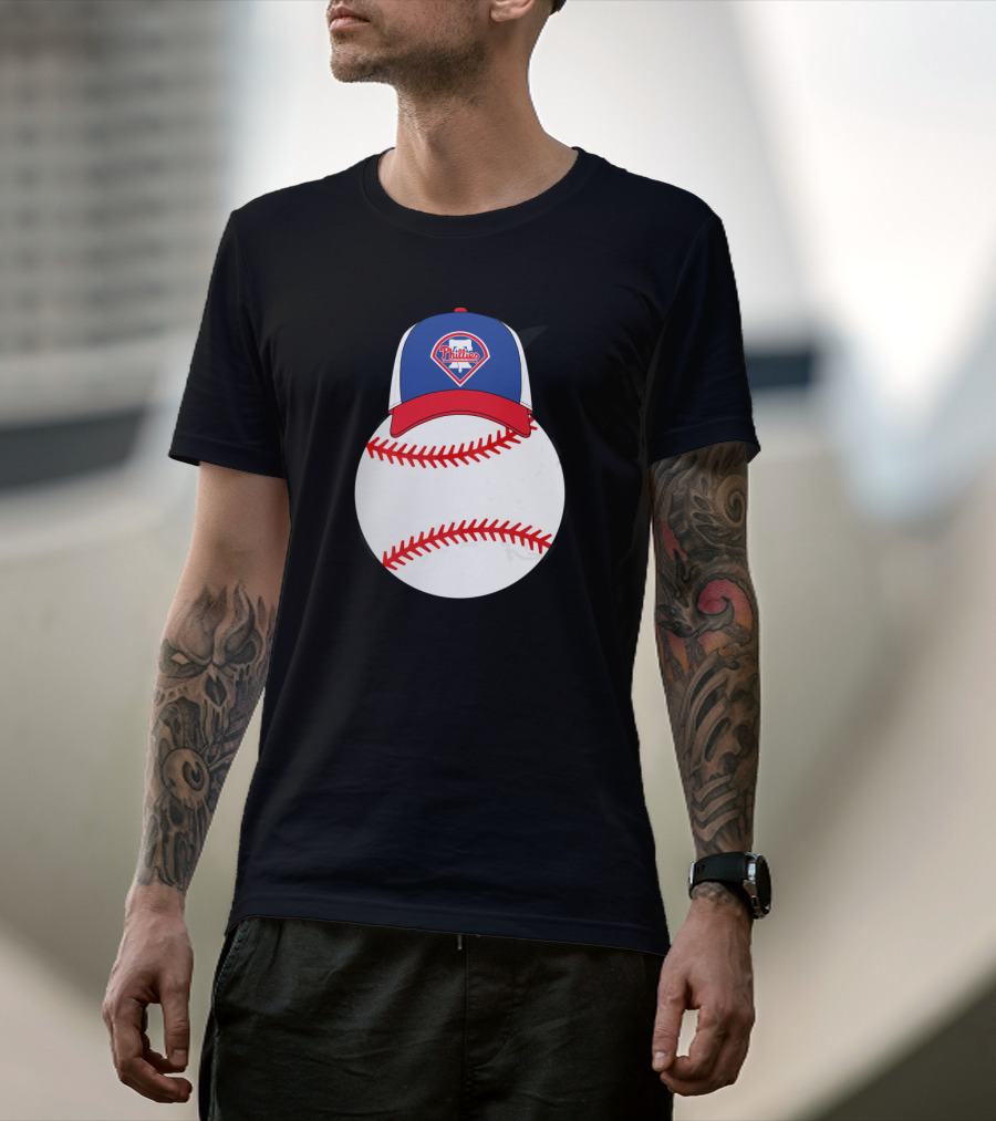 Philadelphia Phillies Mickey Mouse Baseball Hat T-Shirt