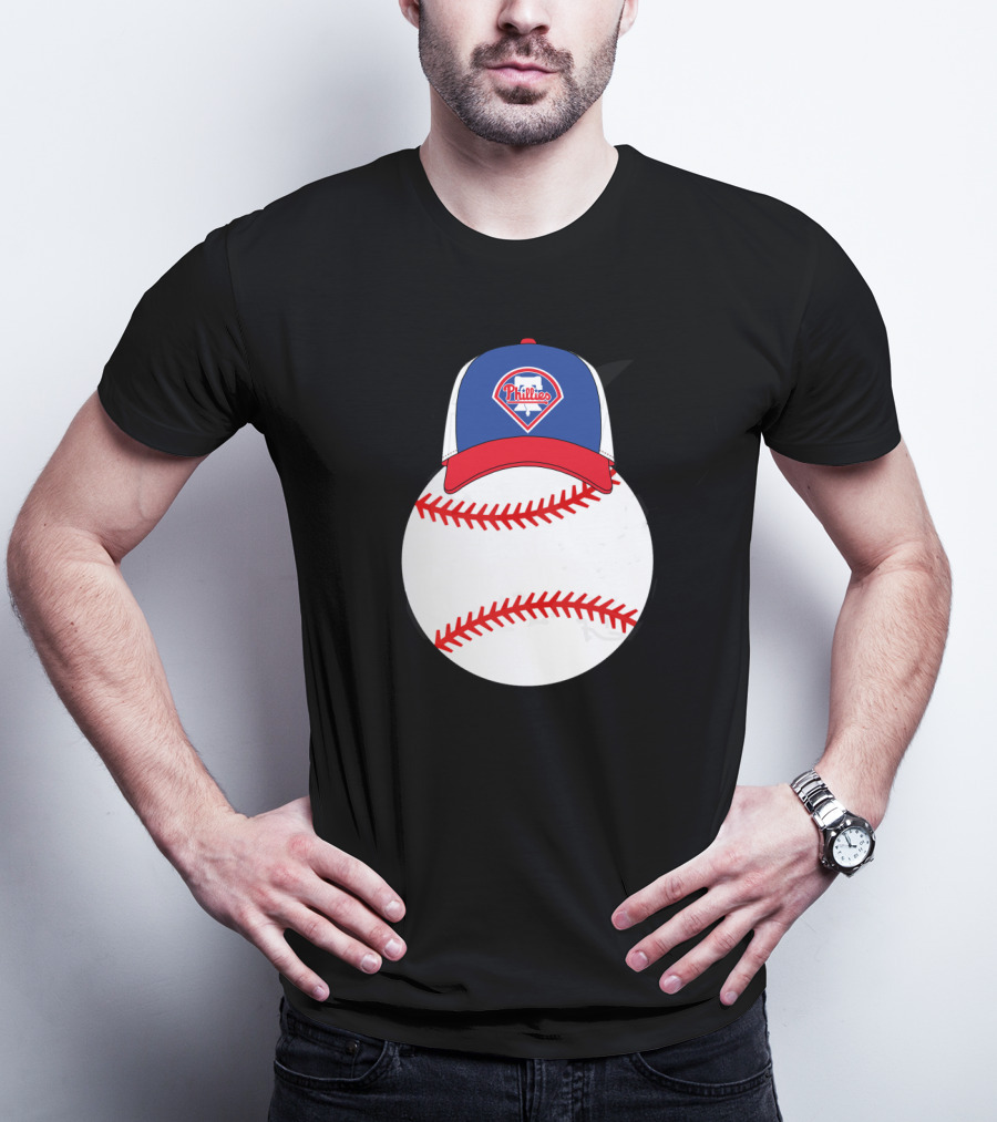 Philadelphia Phillies Mickey Mouse Baseball Hat T-Shirt