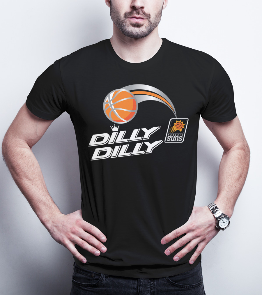 Phoenix Suns Dilly Dilly Basketball Logo With Crown And Hoop T-Shirt